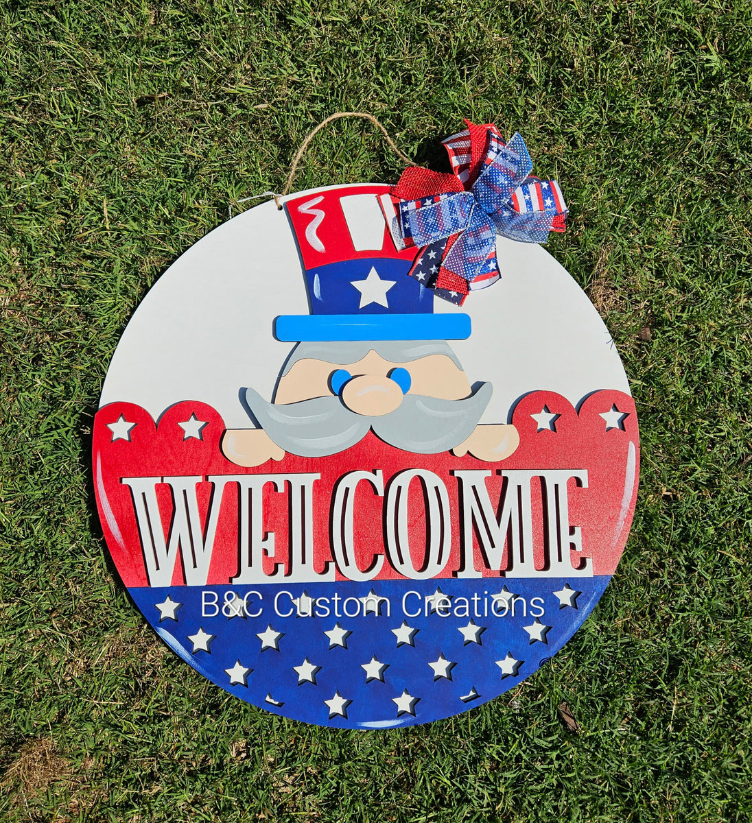 Uncle Sam Welcome – B & C Custom Creations
