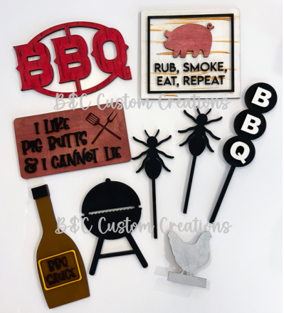 BBQ Tier Tray – B & C Custom Creations
