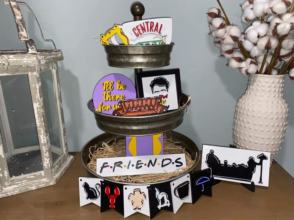 Friends tier tray – B & C Custom Creations